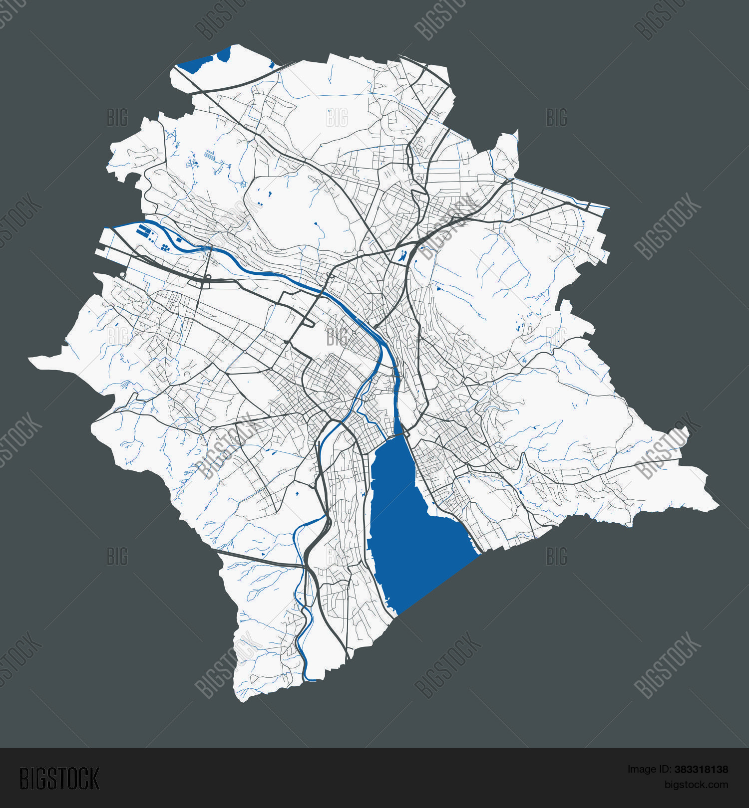 Zurich Map. Detailed Vector & Photo (Free Trial) | Bigstock