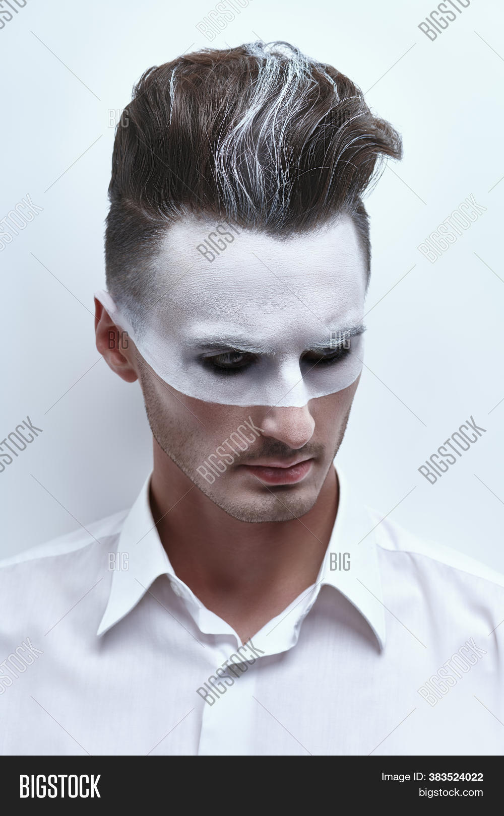 White Face Makeup Men