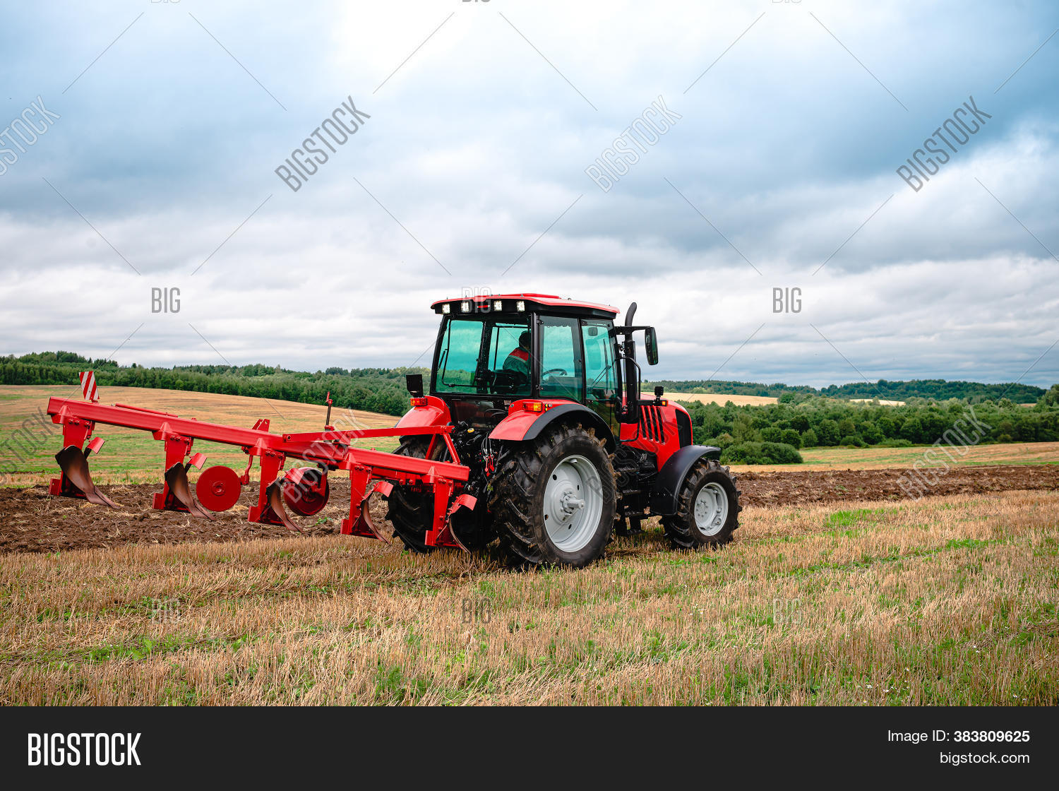 Tractor Plow, Small Image & Photo (Free Trial) | Bigstock
