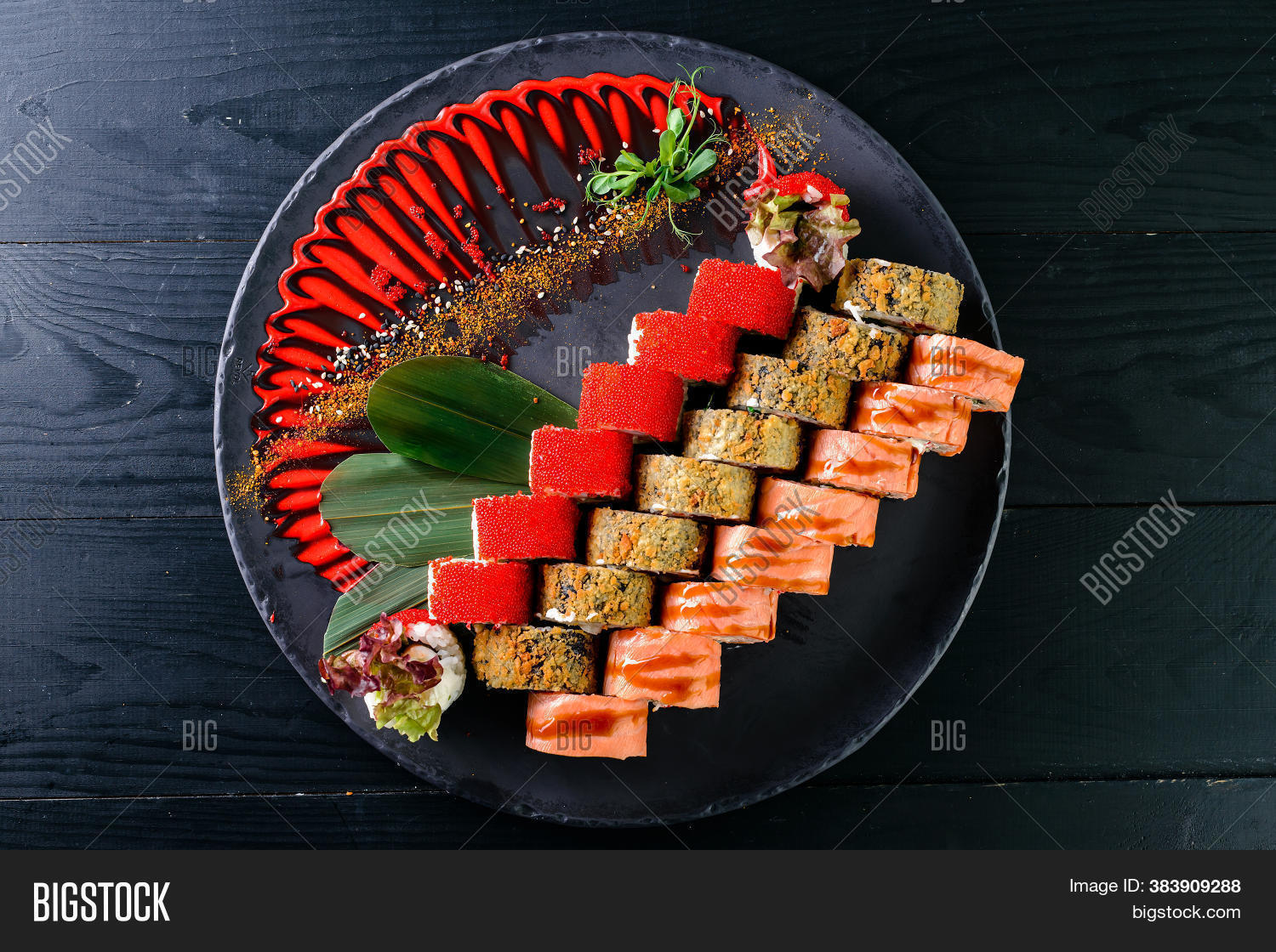 Large Set Sushi On Image & Photo (Free Trial) | Bigstock