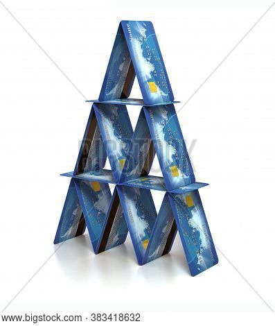 Playing Card Tower Images, Illustrations & Vectors (Free) - Bigstock