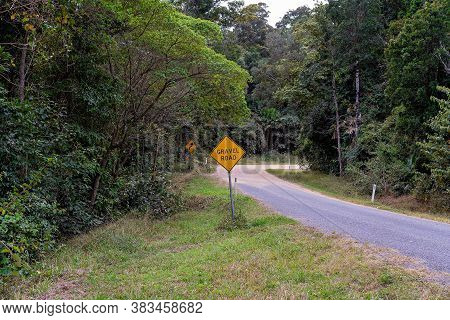 Gravel Road Sign Arrow Image & Photo (Free Trial) | Bigstock