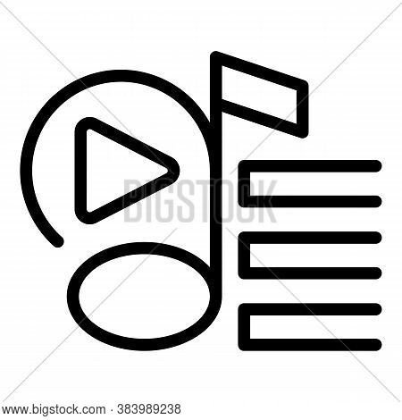 Media Playlist Icon. Vector & Photo (Free Trial) | Bigstock