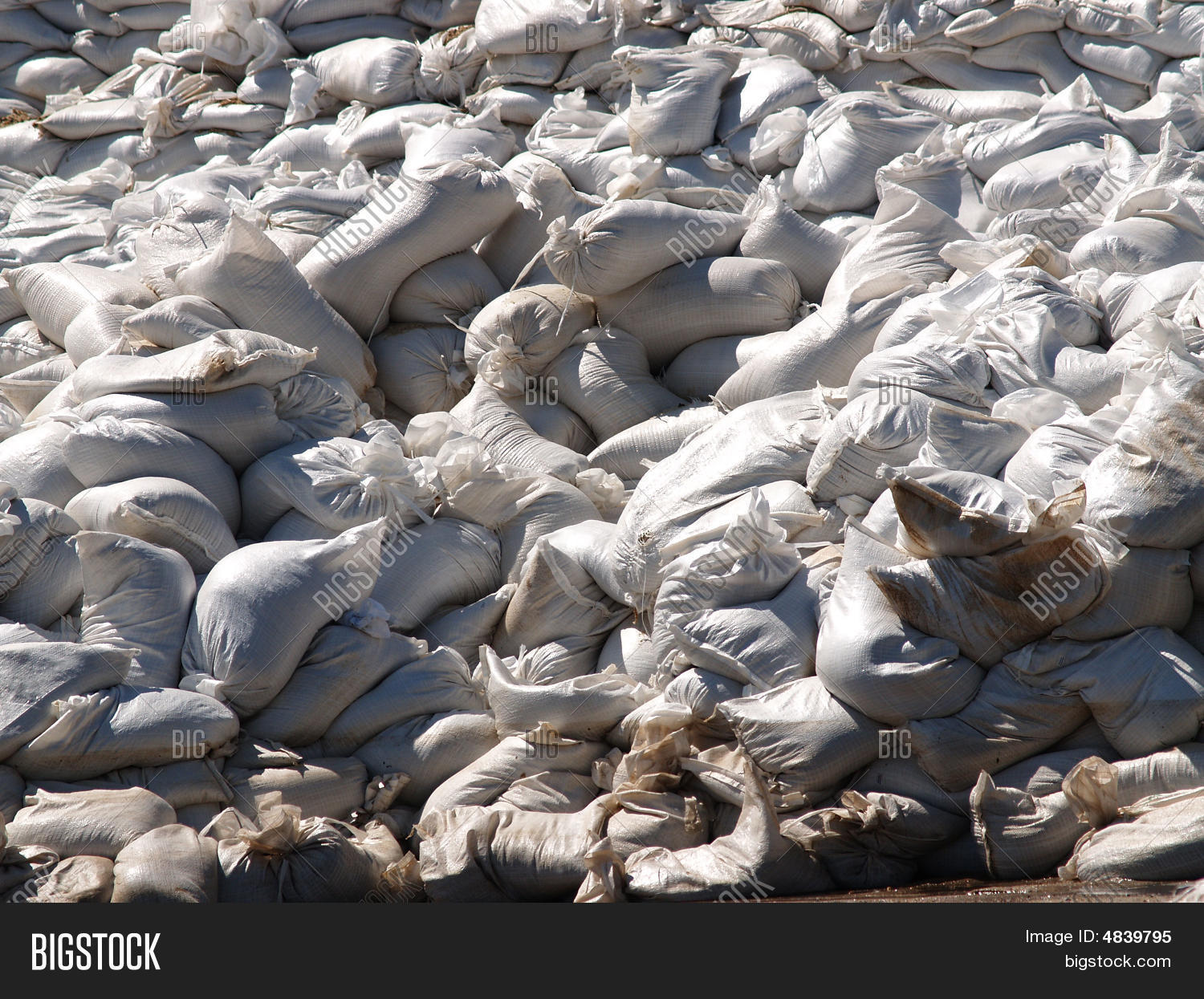 Pile Sandbags Image & Photo (Free Trial) | Bigstock