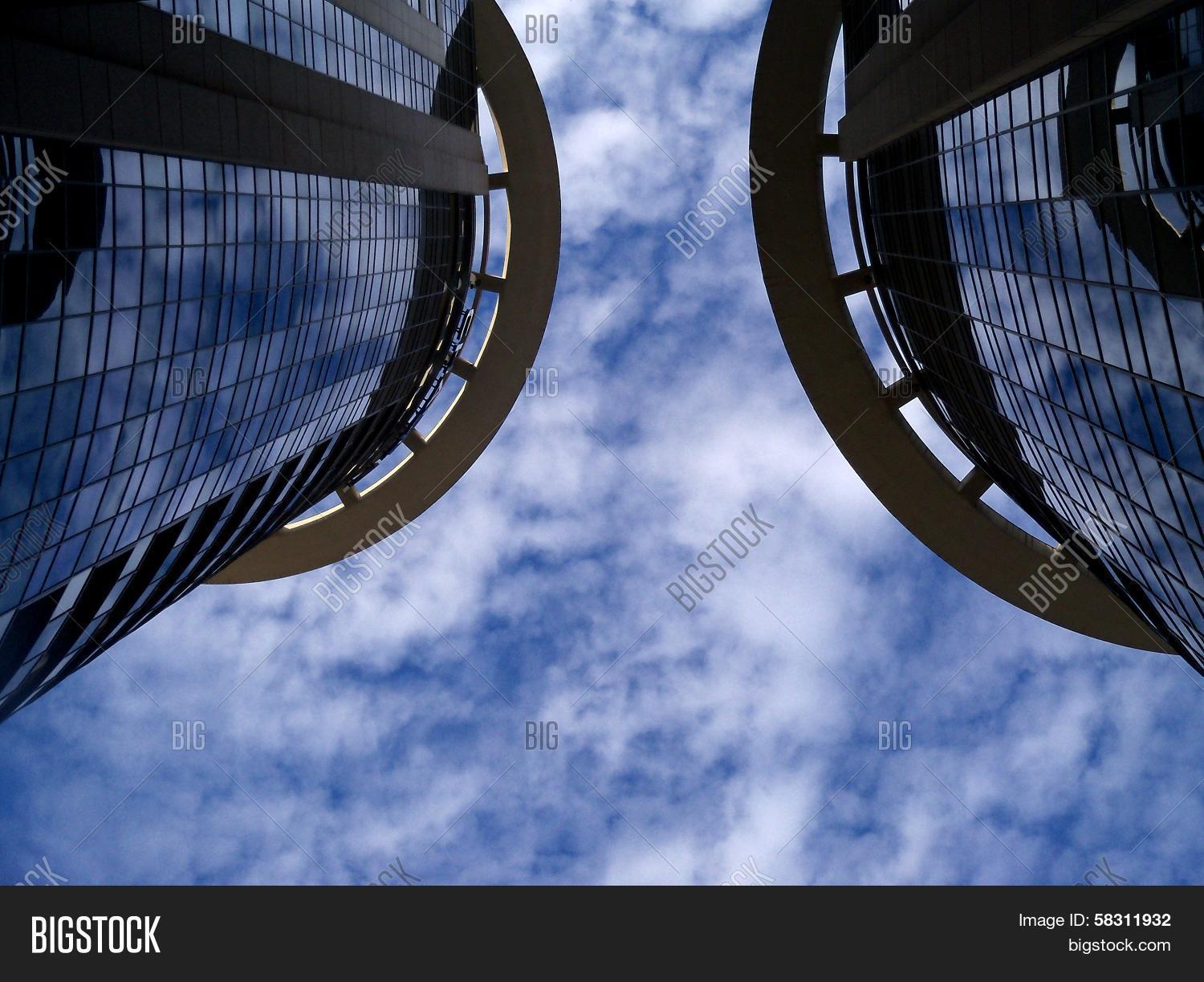 Two Towers Skyline Image & Photo (Free Trial) | Bigstock