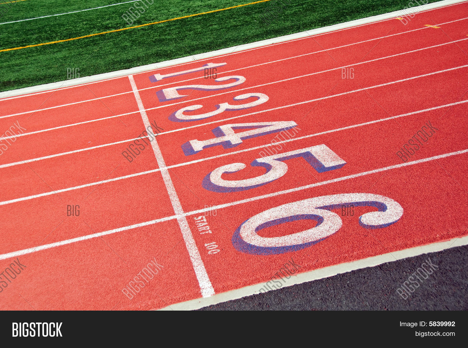 Lanes Red Race Track Image & Photo (Free Trial) | Bigstock