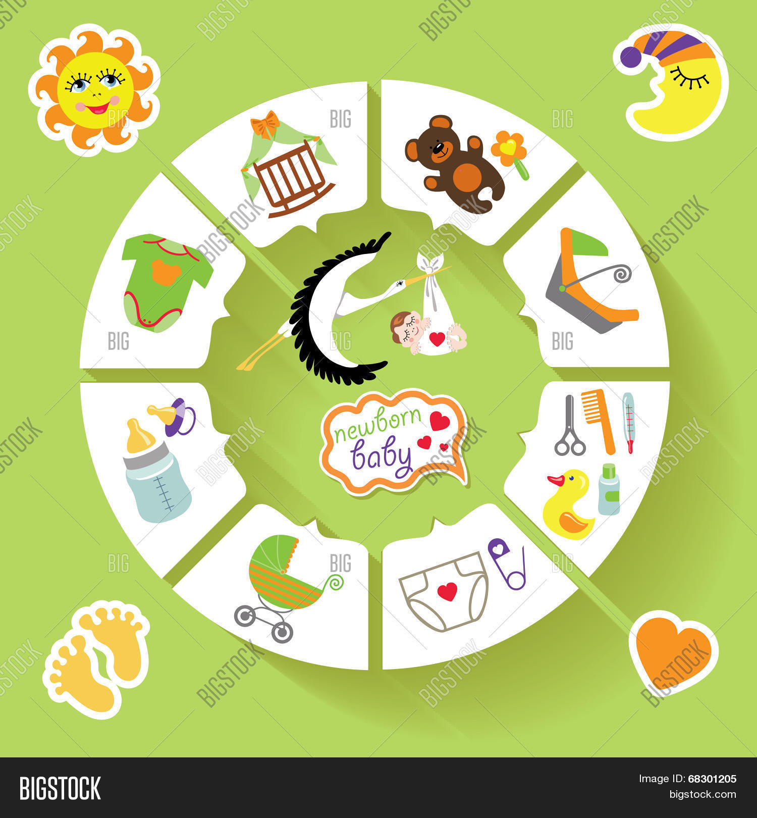 Circle Vector Baby Vector & Photo (Free Trial) | Bigstock