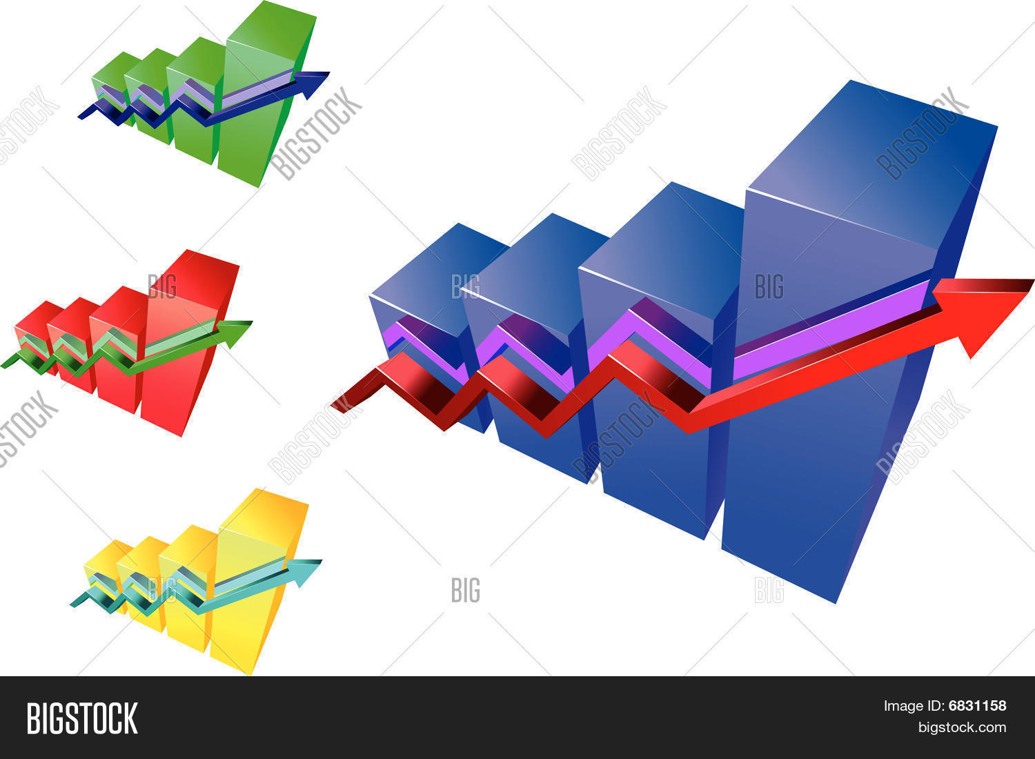Business Graphs Vector & Photo (Free Trial) | Bigstock
