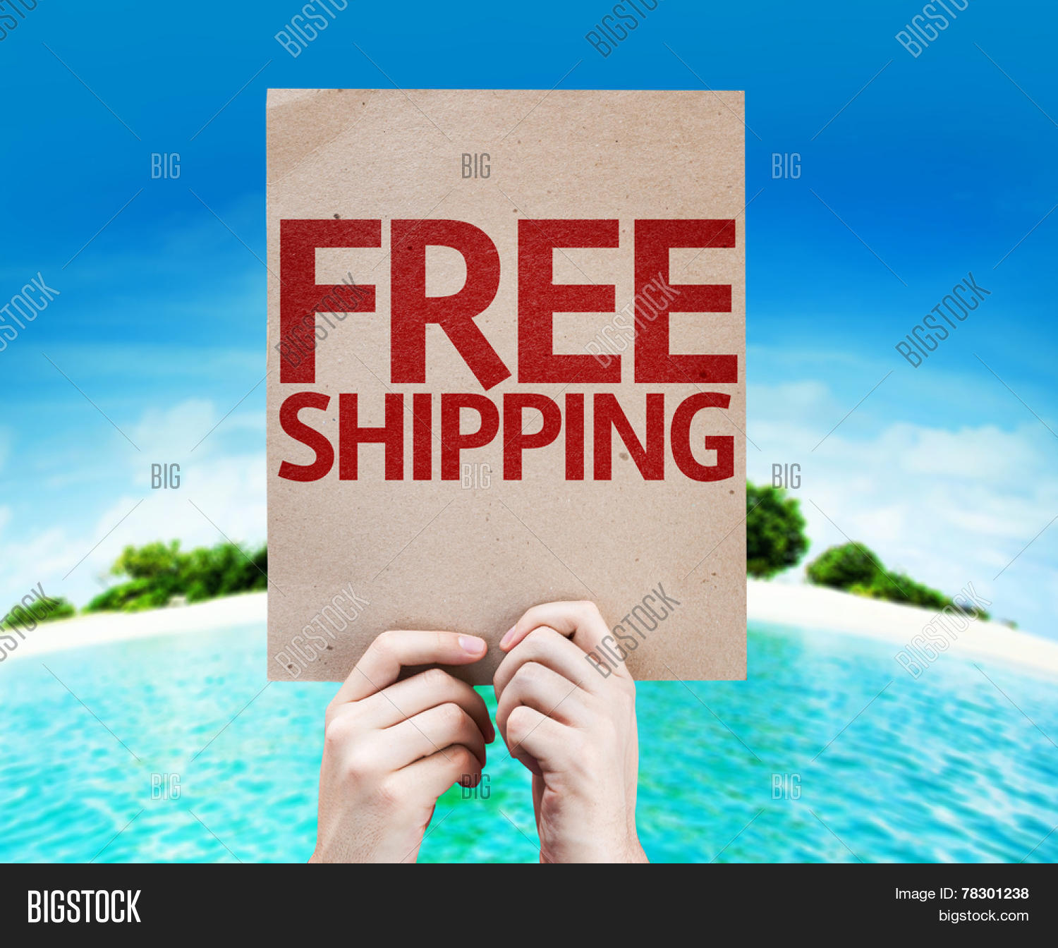 Free Shipping Card Image & Photo (Free Trial) | Bigstock