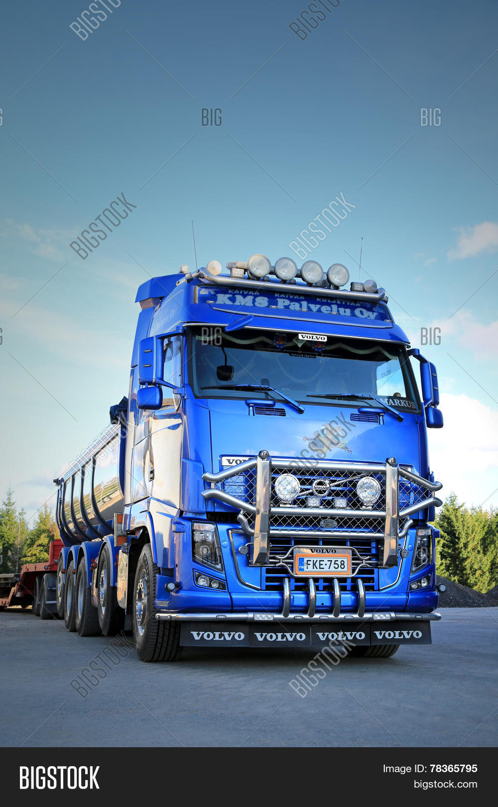 Blue Volvo FH16 Image & Photo (Free Trial) | Bigstock