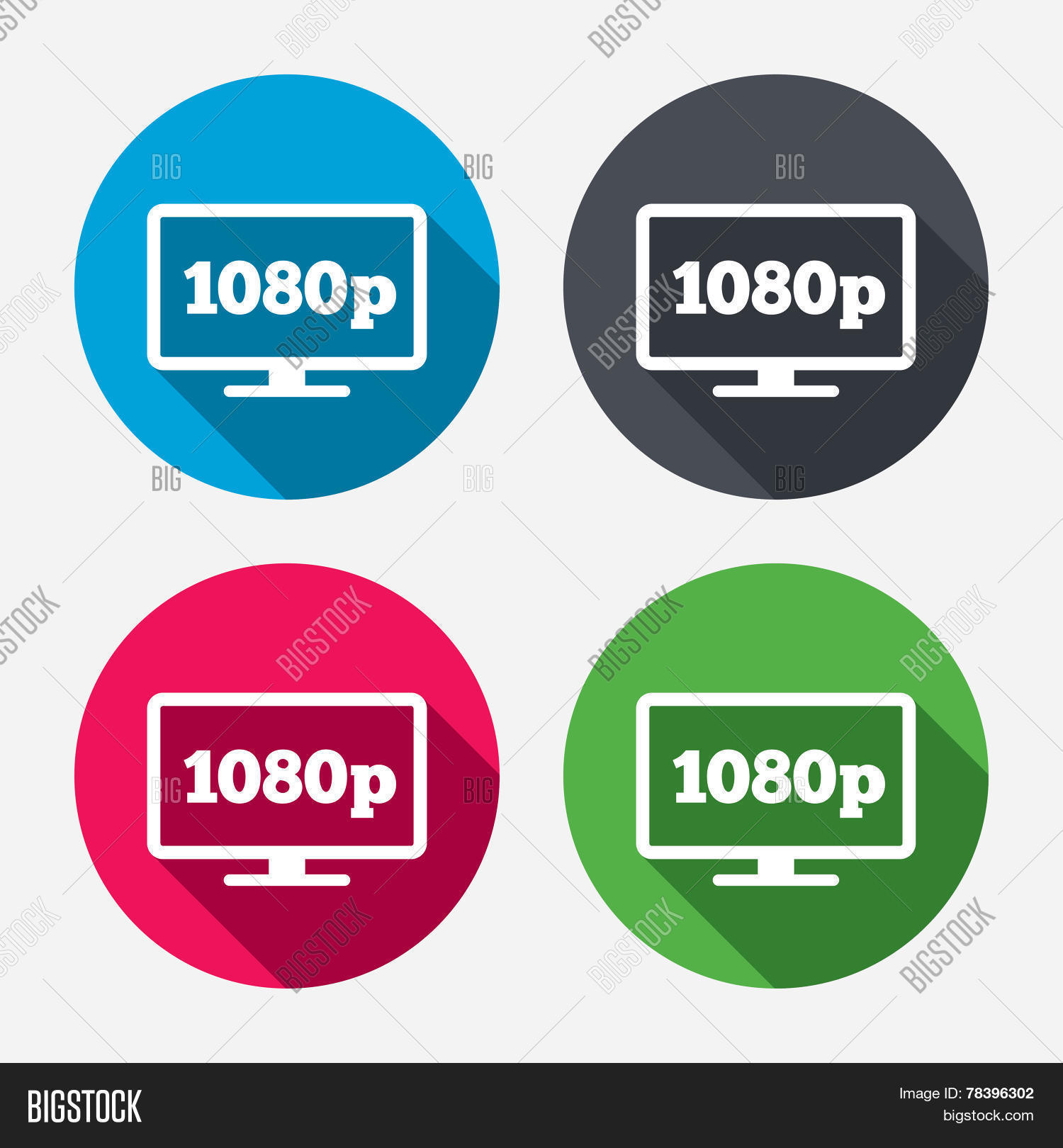 Full Hd Widescreen Tv Vector & Photo (Free Trial) | Bigstock