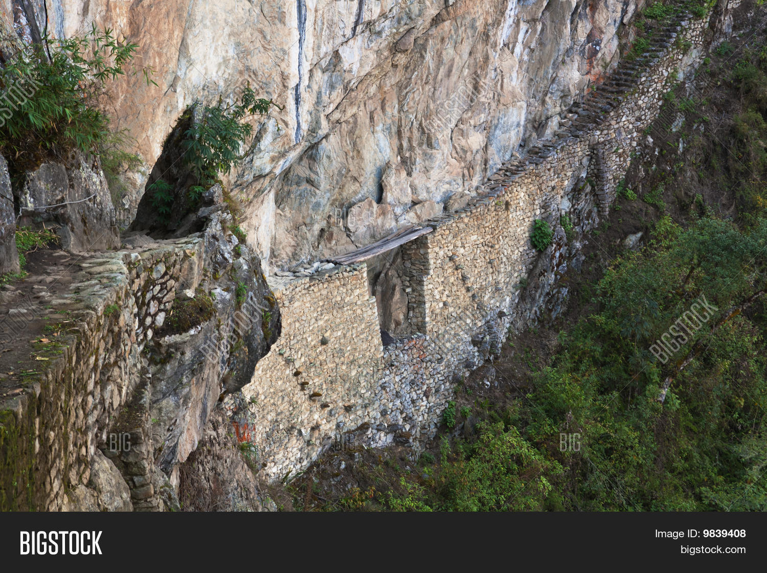 Inca Bridge Machu Image & Photo (Free Trial) | Bigstock