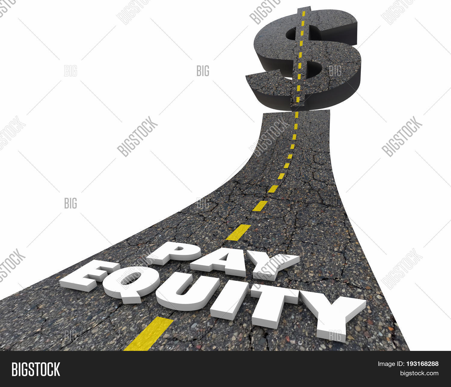 Pay Equity Road Dollar Image & Photo (Free Trial) | Bigstock