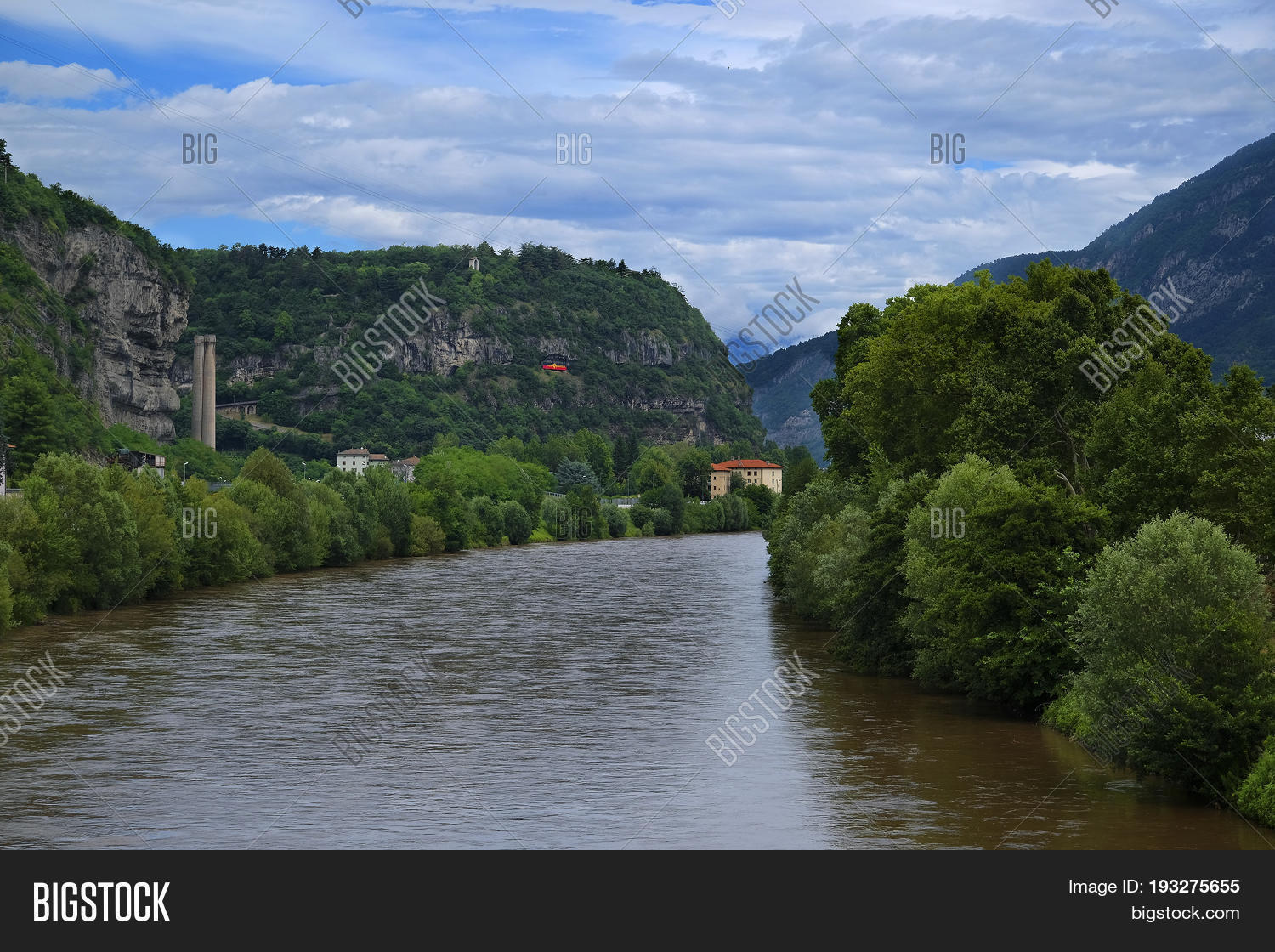 Adige River Trento, Image & Photo (Free Trial) | Bigstock