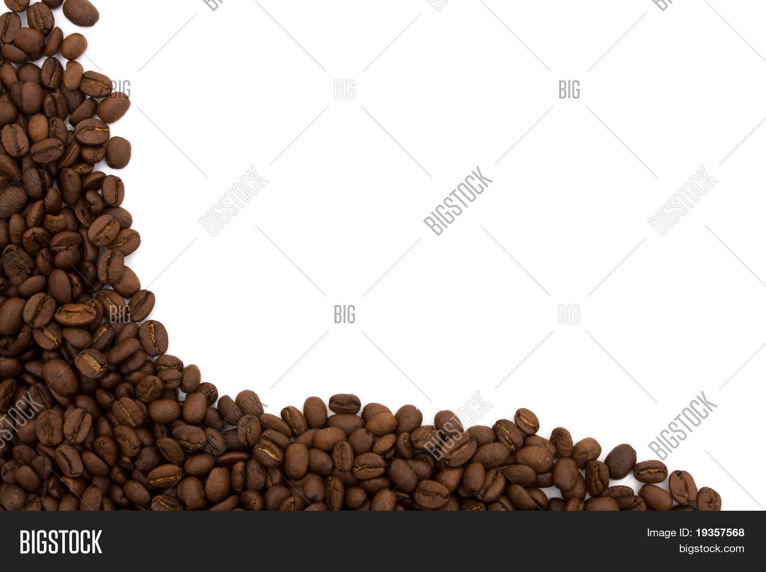Coffee Bean Border Image & Photo (Free Trial) | Bigstock