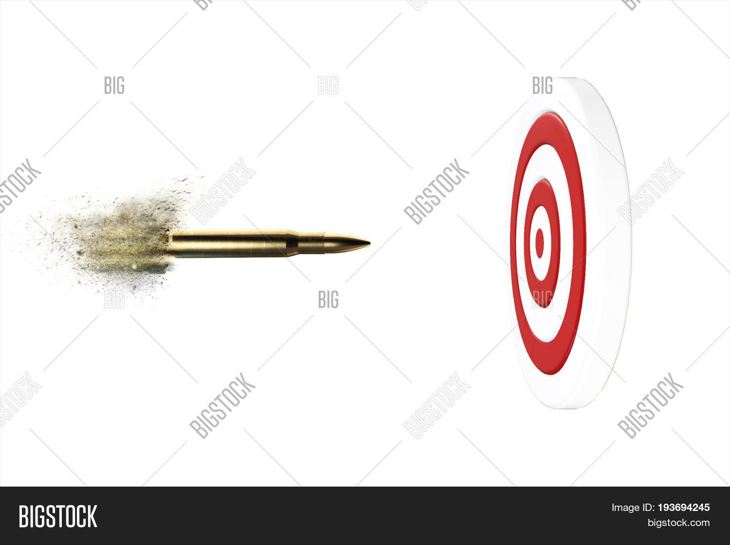 Bullet Flying Target Image & Photo (Free Trial) | Bigstock