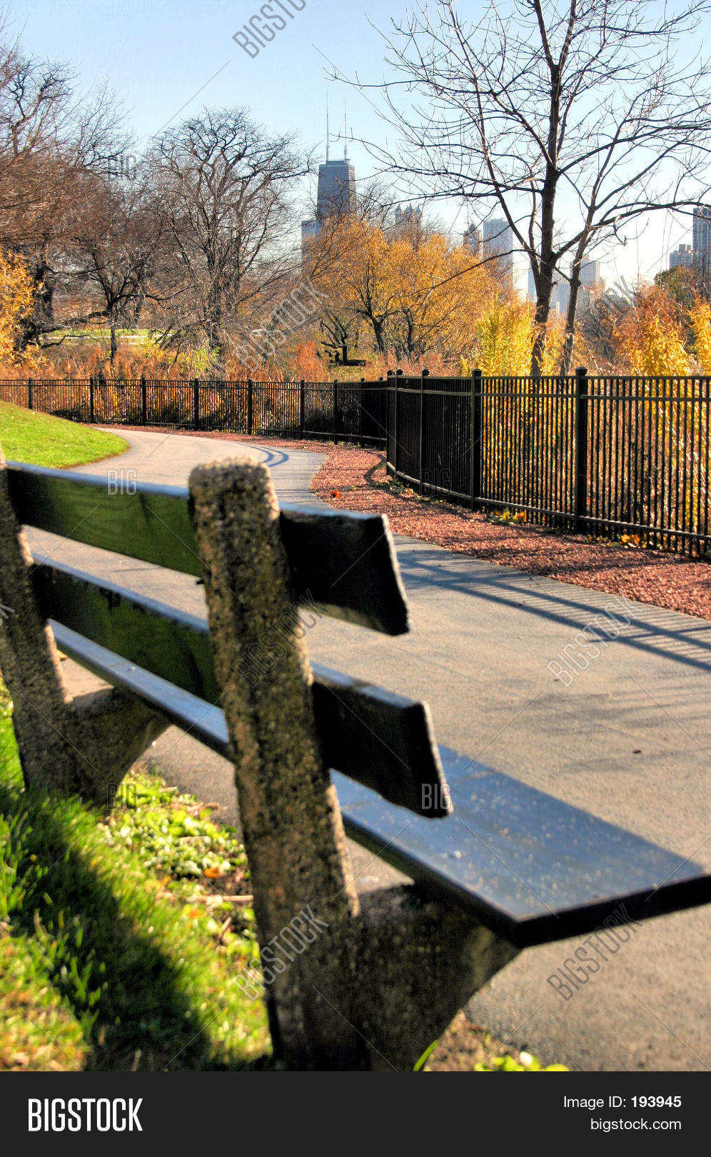 City Park Bench Image & Photo (Free Trial) | Bigstock
