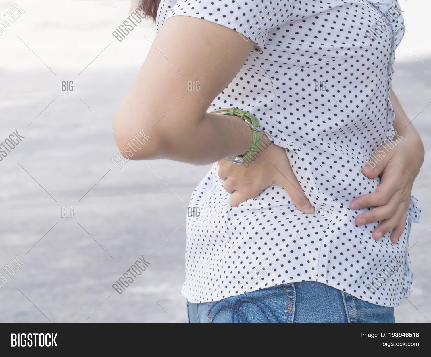 Low Back Pain. Woman Image & Photo (Free Trial) | Bigstock