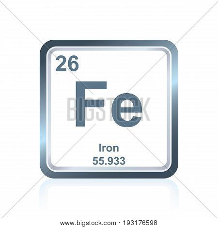 Chemical Element Iron Vector & Photo (Free Trial) | Bigstock