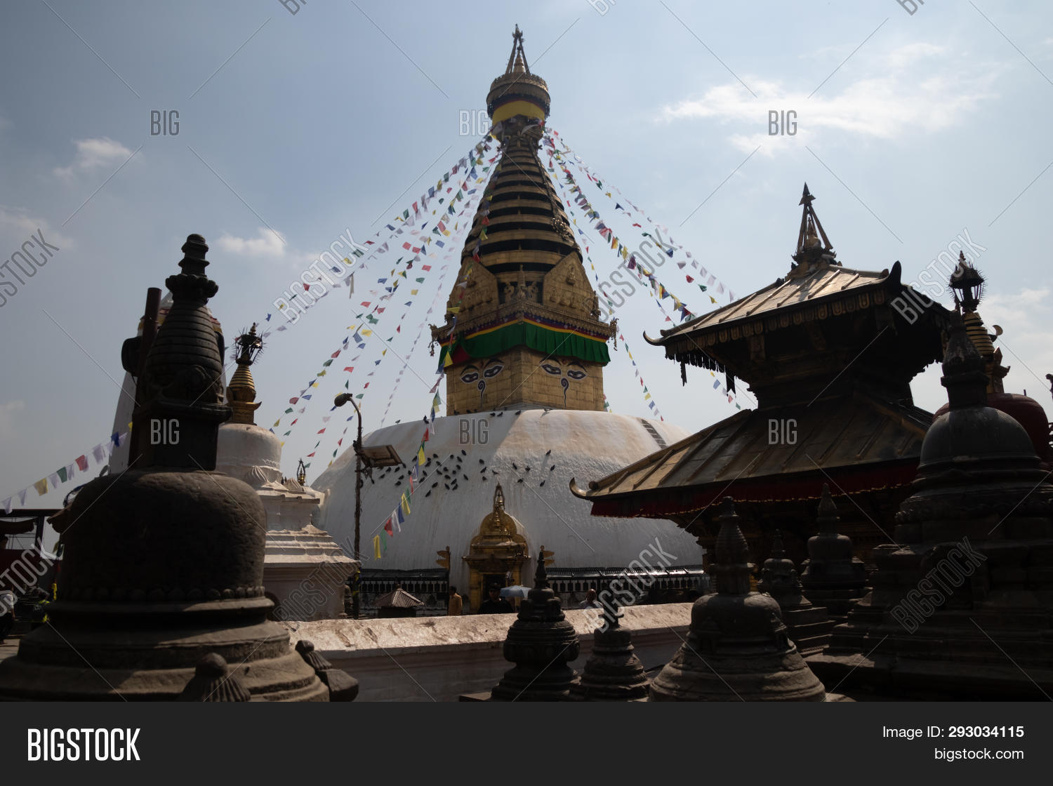 Swayambhunath Ancient Image & Photo (Free Trial) | Bigstock