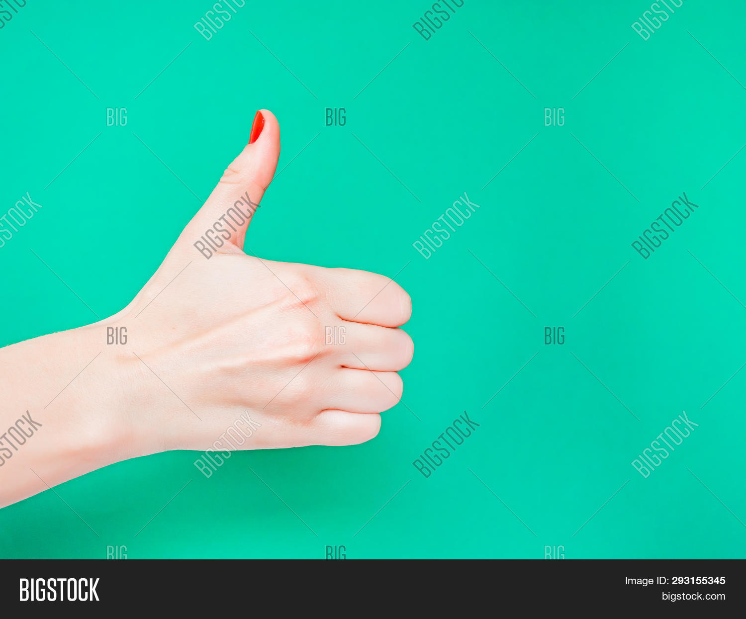 Thumbs Sign. Like Hand Image & Photo (Free Trial) | Bigstock