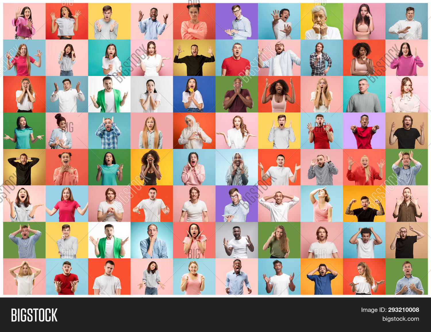 Collage Faces Image & Photo (Free Trial) | Bigstock
