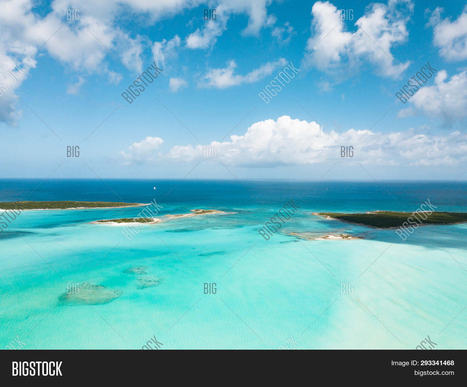 Aerial View Exuma Image & Photo (Free Trial) | Bigstock