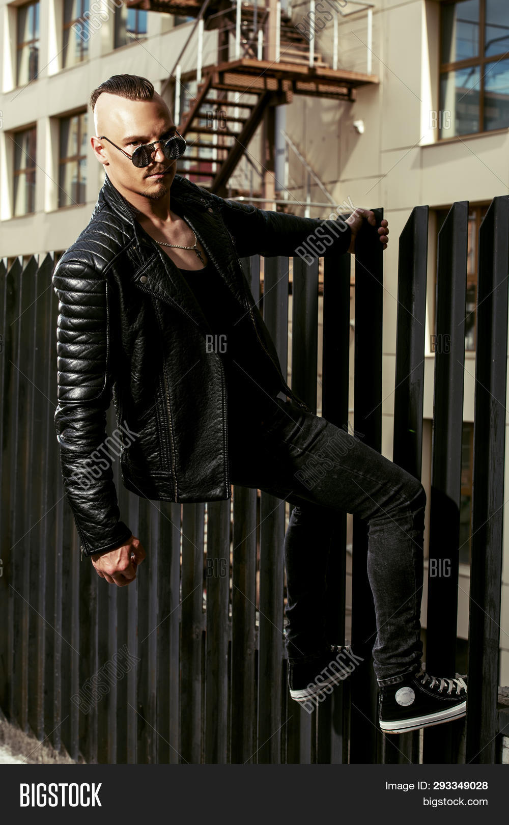 Portrait Punk Man On Image & Photo (Free Trial) | Bigstock