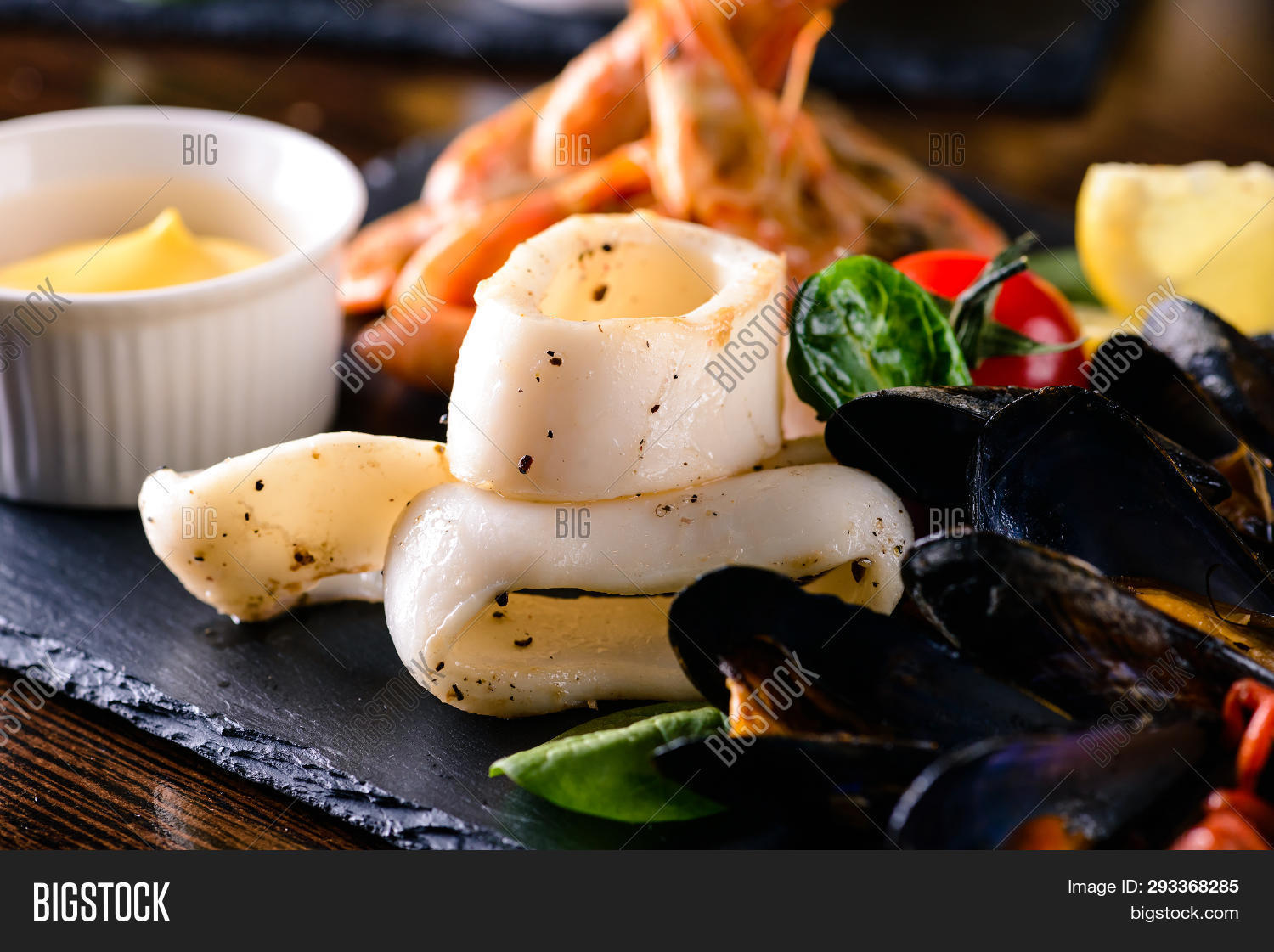 Squid Rings White. Image & Photo (Free Trial) | Bigstock