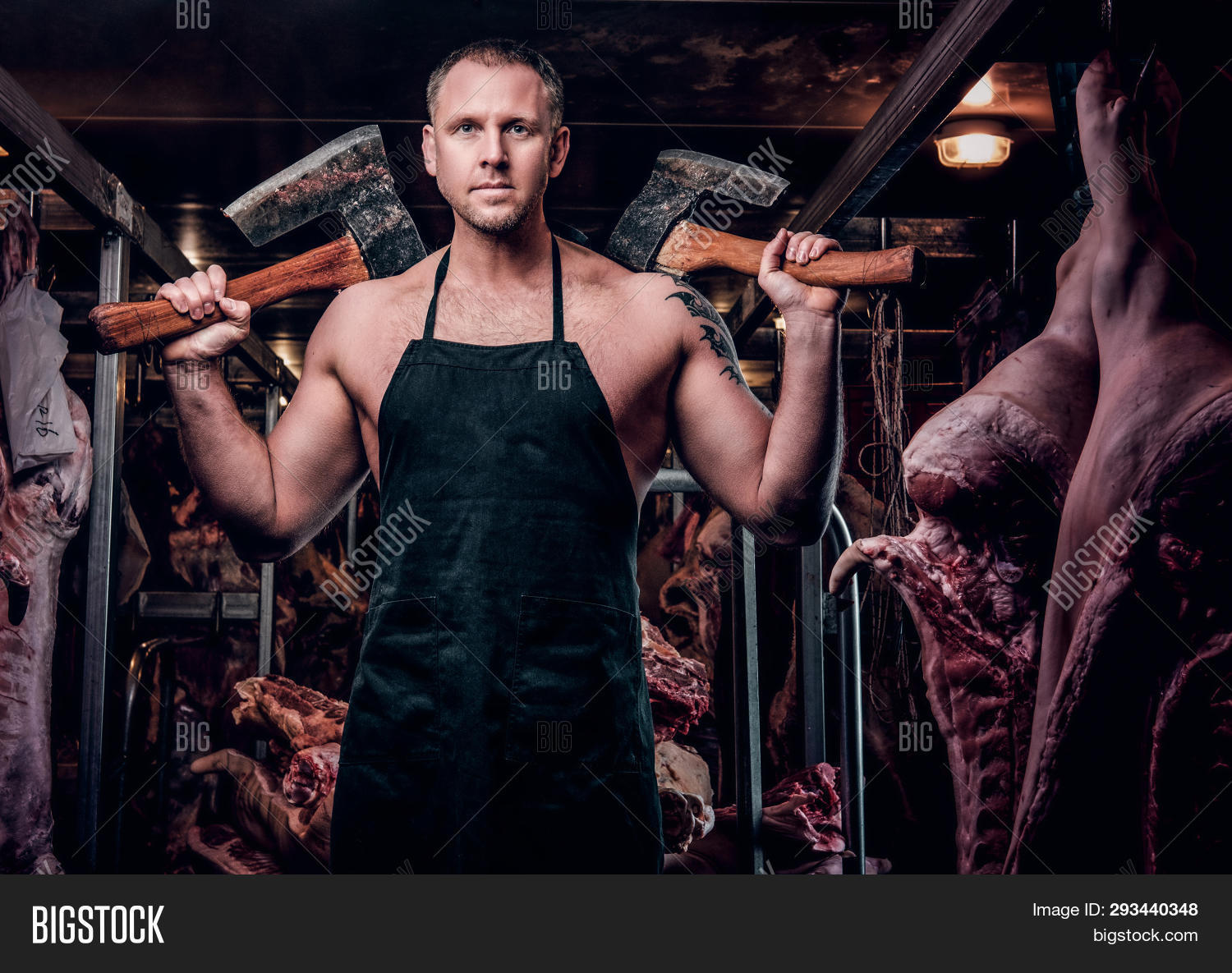 Shirtless Butcher Image & Photo (Free Trial) | Bigstock