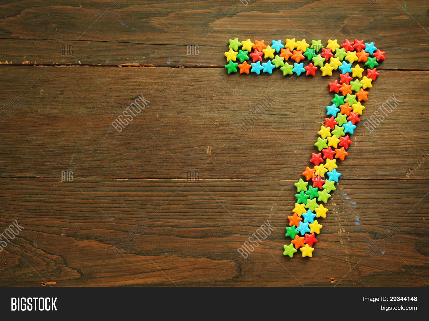 Candy Number Seven Image & Photo (Free Trial) | Bigstock