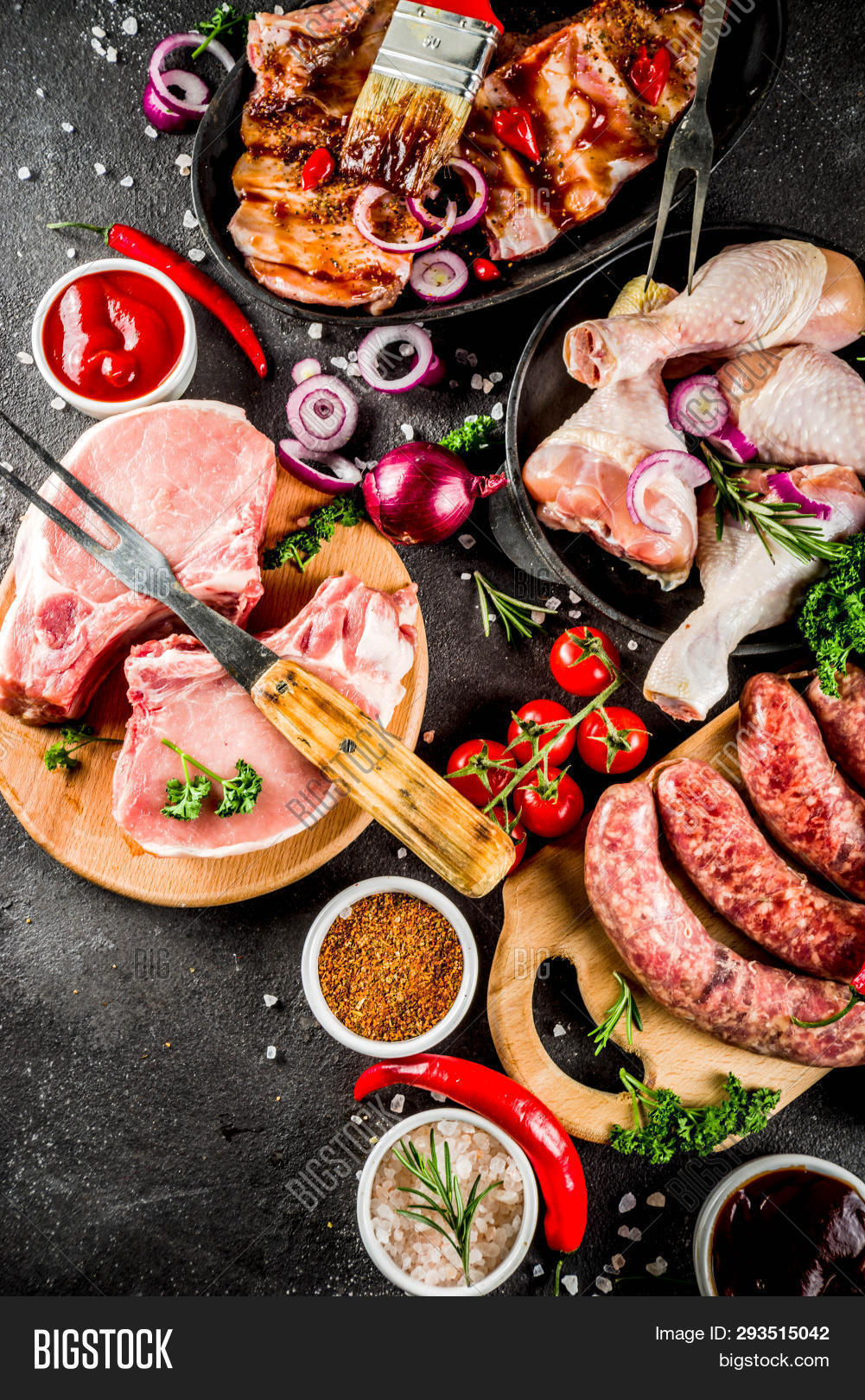 Various Raw Meat Ready Image & Photo (Free Trial) | Bigstock