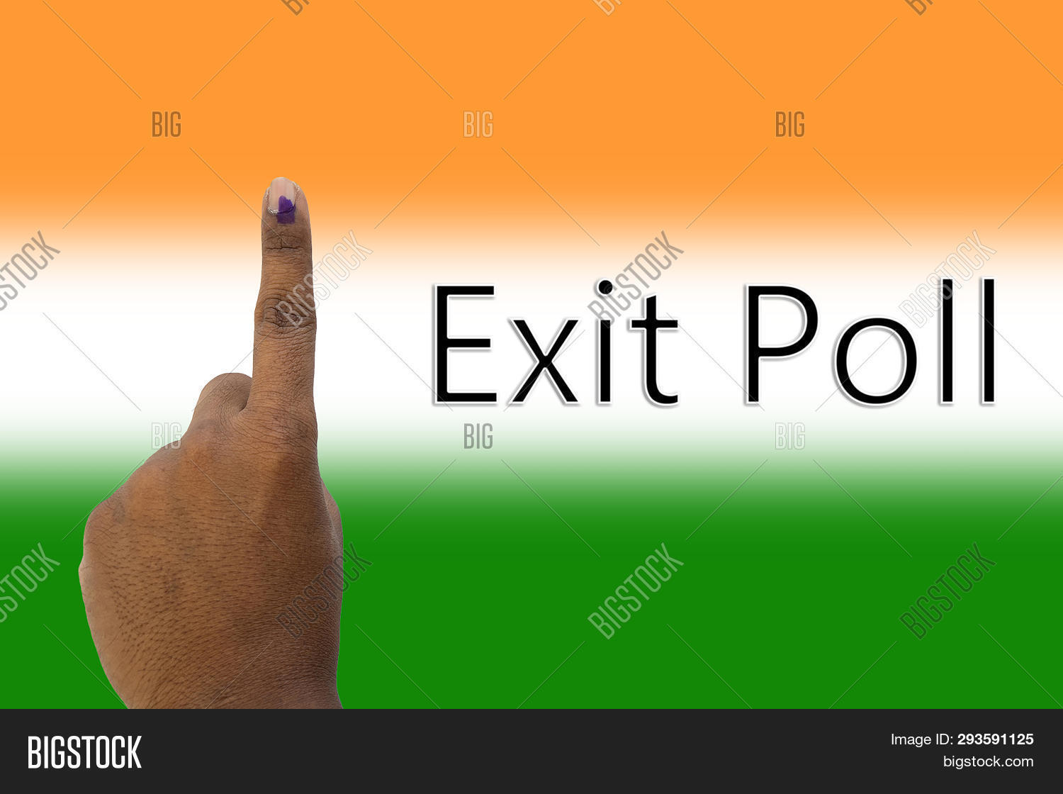 Exit Poll Hand Showing Image & Photo (Free Trial) | Bigstock