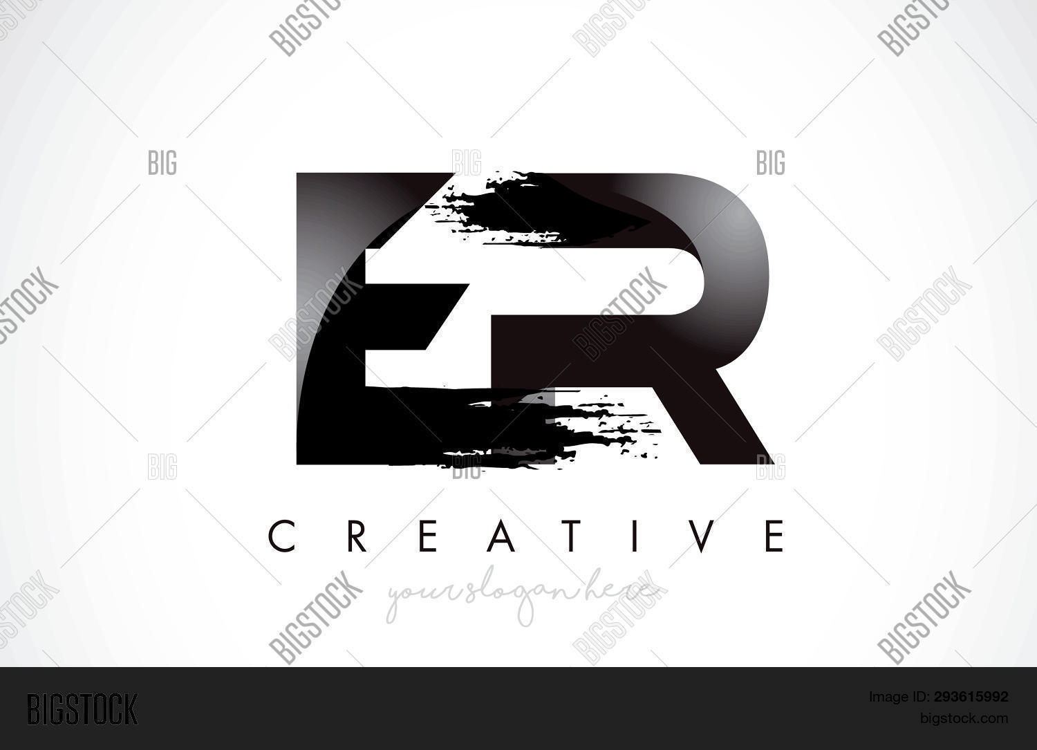 Er Letter Design Vector & Photo (Free Trial) | Bigstock