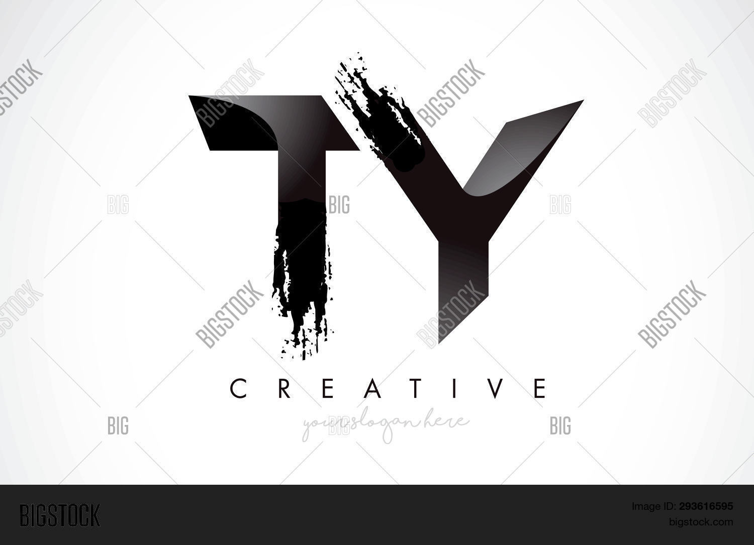 Ty Letter Design Vector & Photo (Free Trial) | Bigstock