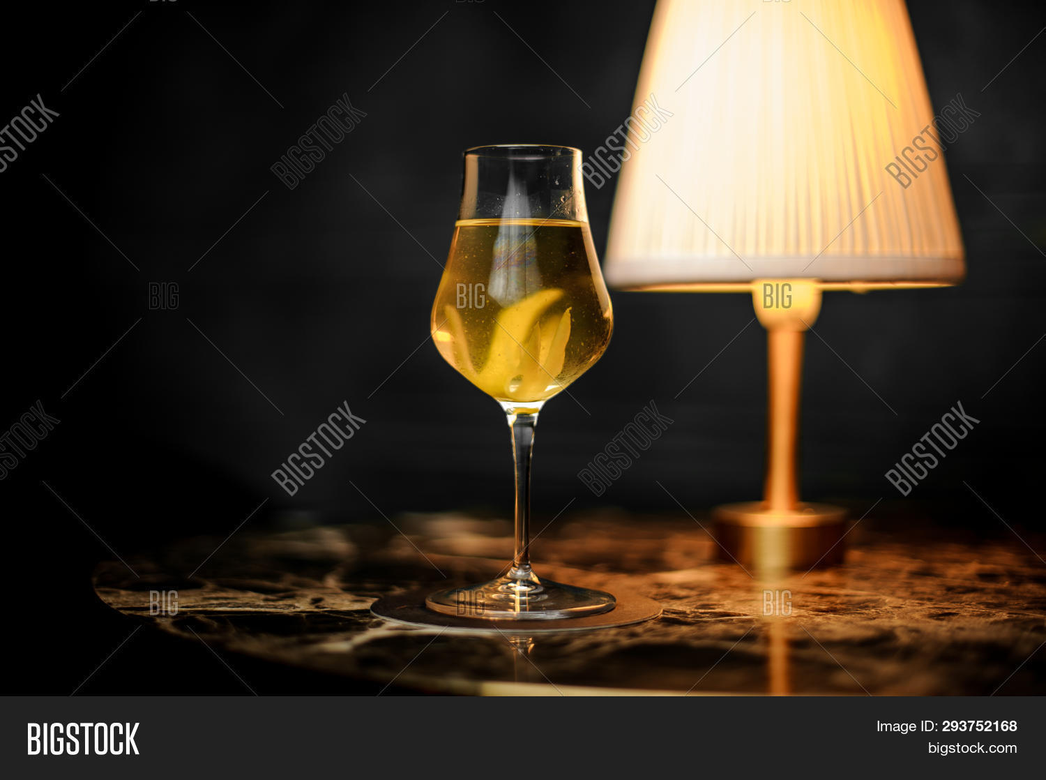 Yellow Cocktail Glass Image & Photo (Free Trial) | Bigstock