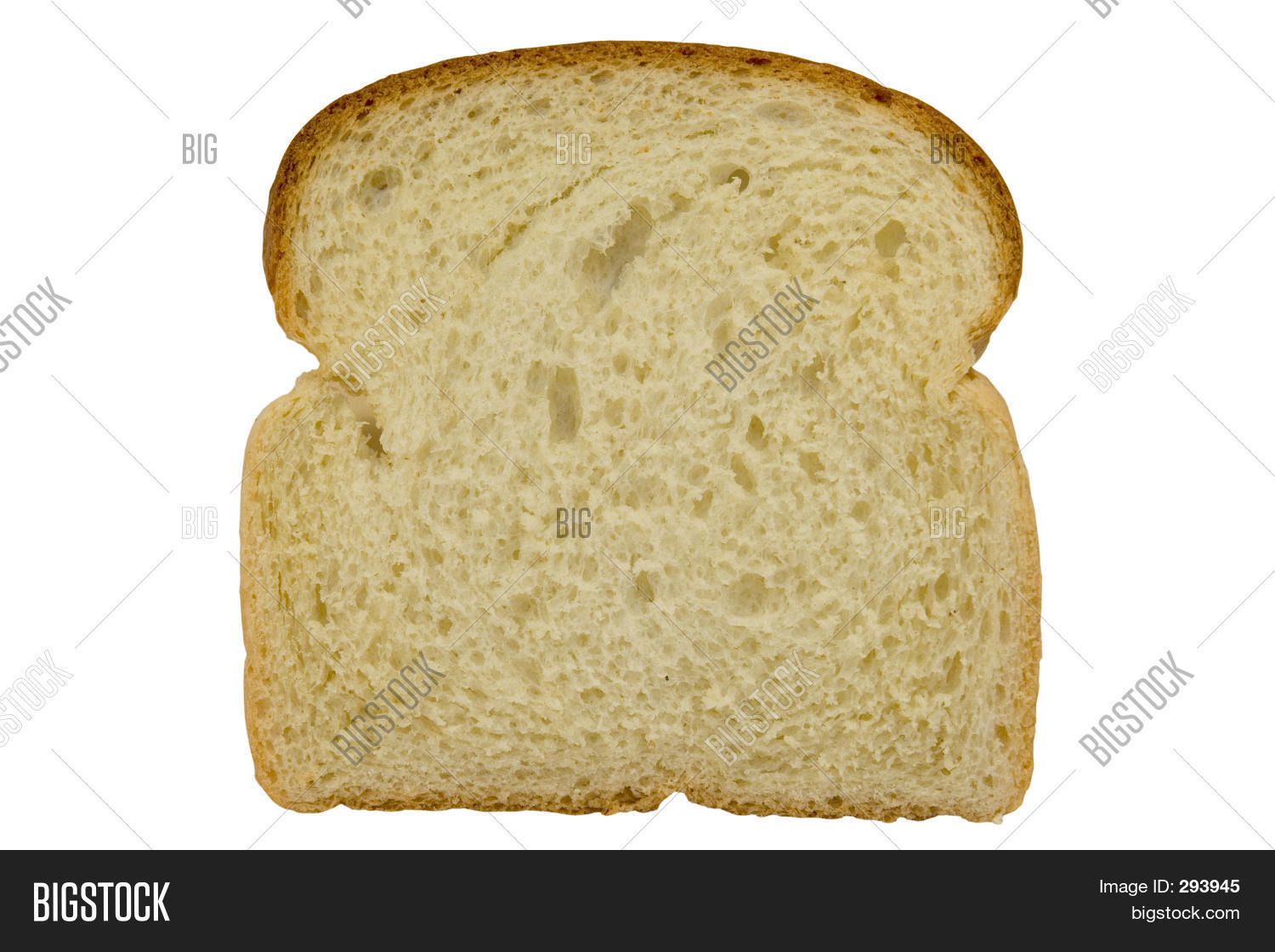Slice Bread Isolated Image & Photo (Free Trial) | Bigstock