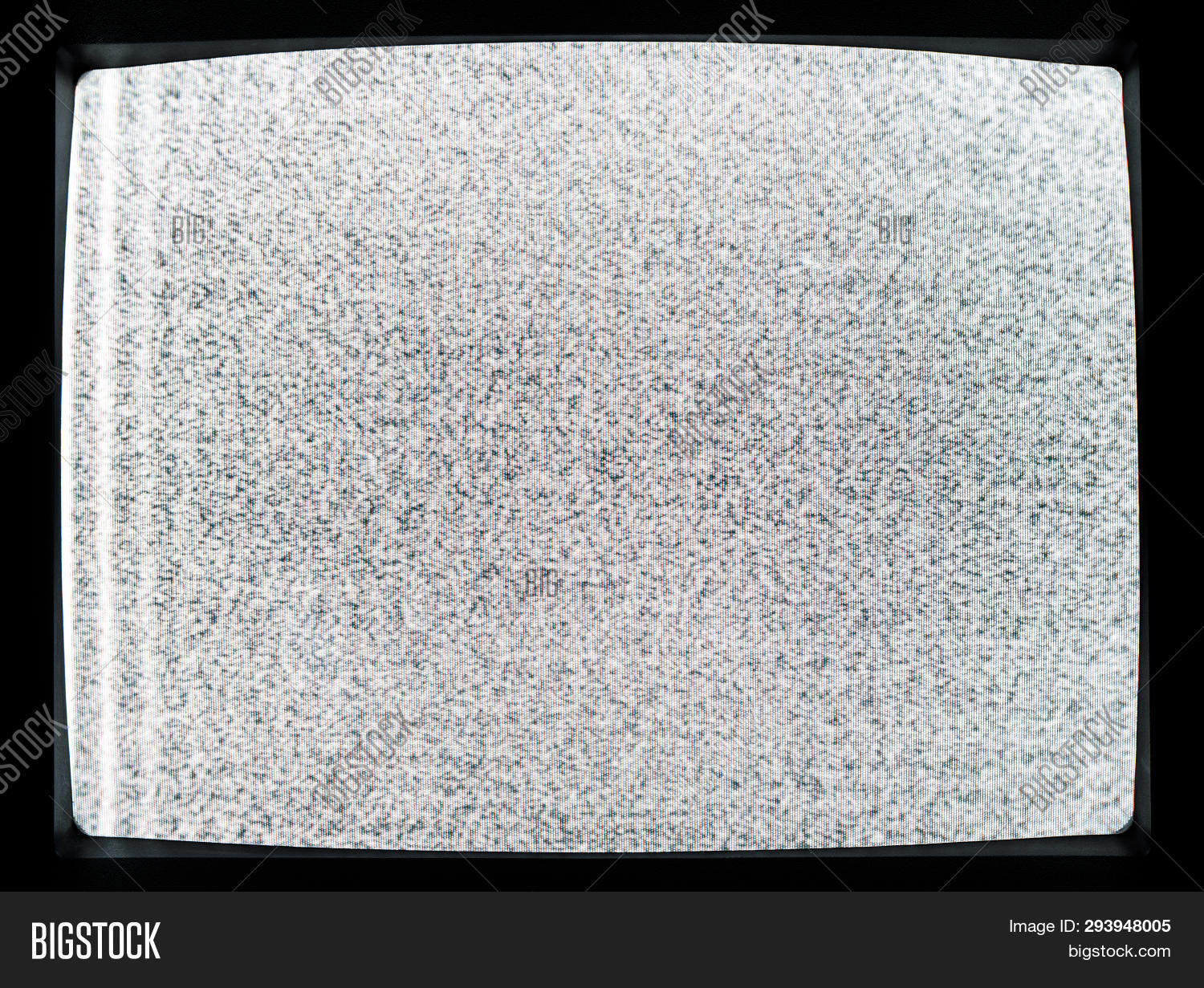 Static Noise On CRT Image & Photo (Free Trial) | Bigstock