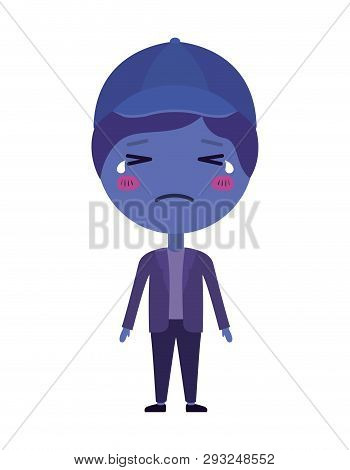 Cartoon Sad Man Vector & Photo (Free Trial) | Bigstock