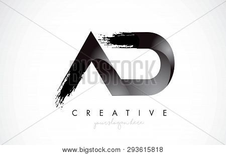 Ad Letter Design Vector & Photo (Free Trial) | Bigstock