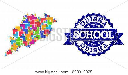 Mosaic Puzzle Map Vector & Photo (Free Trial) | Bigstock