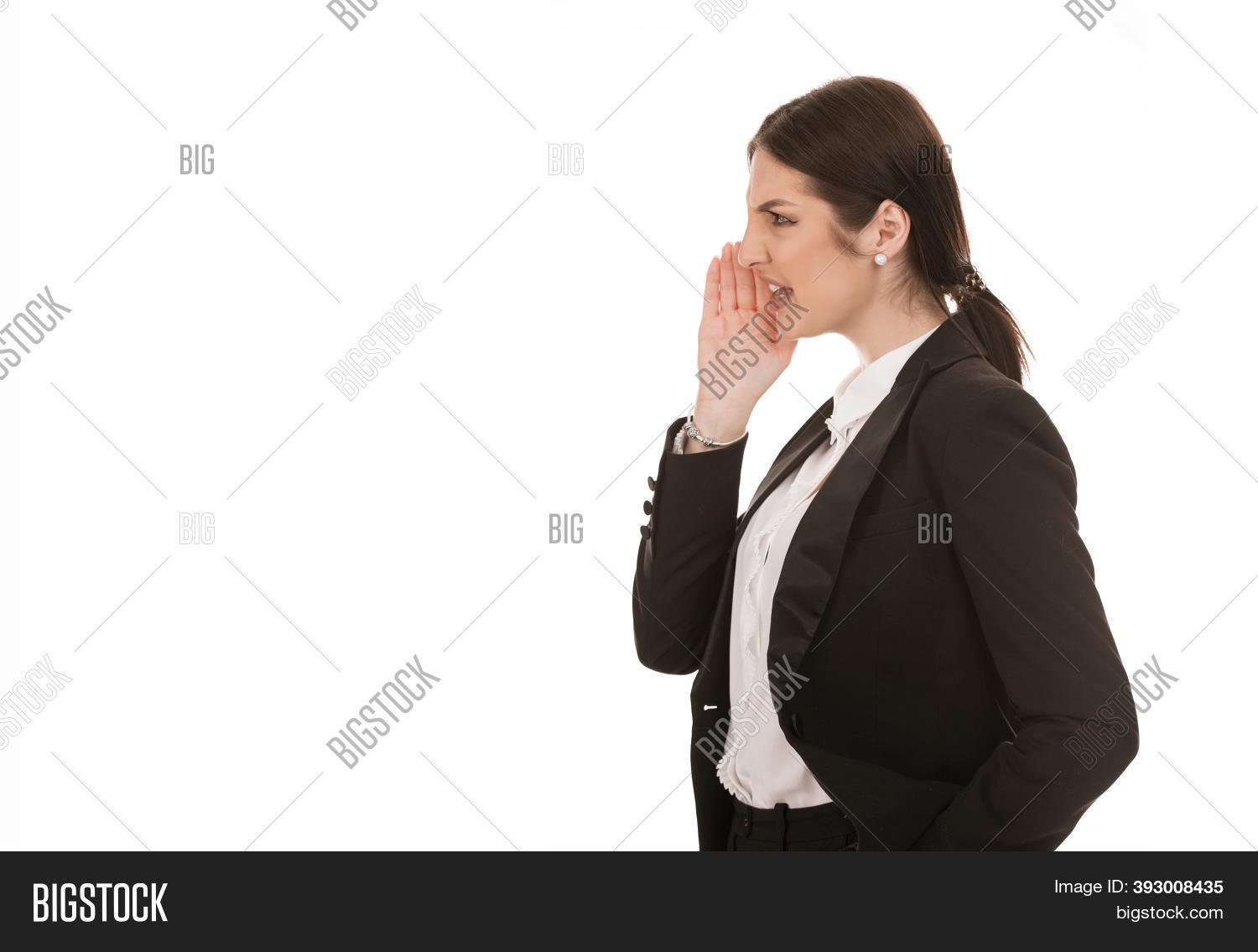 Angry Woman Side Image & Photo (Free Trial) | Bigstock