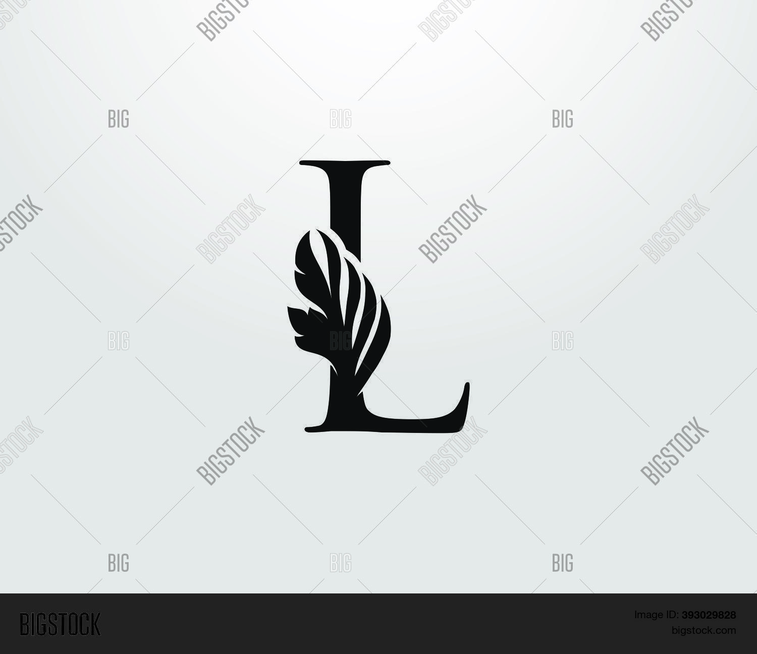 Initial L Swirl Logo Vector & Photo (Free Trial) | Bigstock