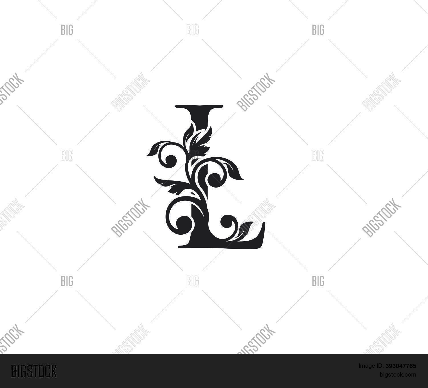Vintage Letter L Logo Vector & Photo (Free Trial) | Bigstock