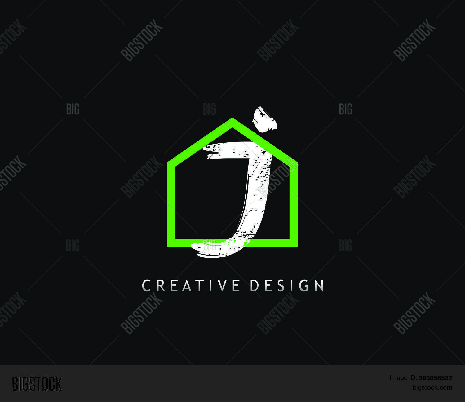 House J Letter Logo. Vector & Photo (Free Trial) | Bigstock