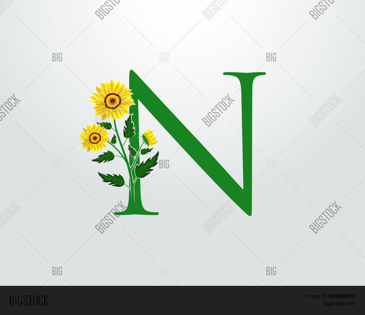 Letter N Vector Vector & Photo (Free Trial) | Bigstock