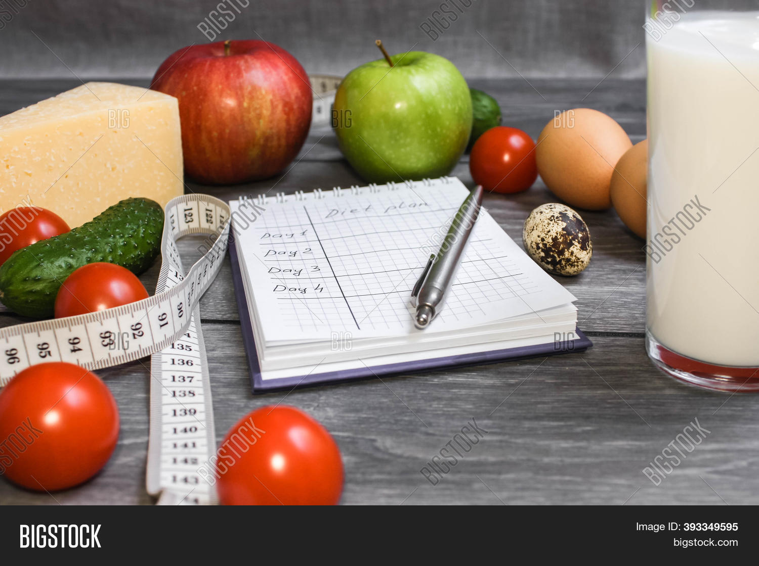 Diet Plan. Notebook Image & Photo (Free Trial) | Bigstock
