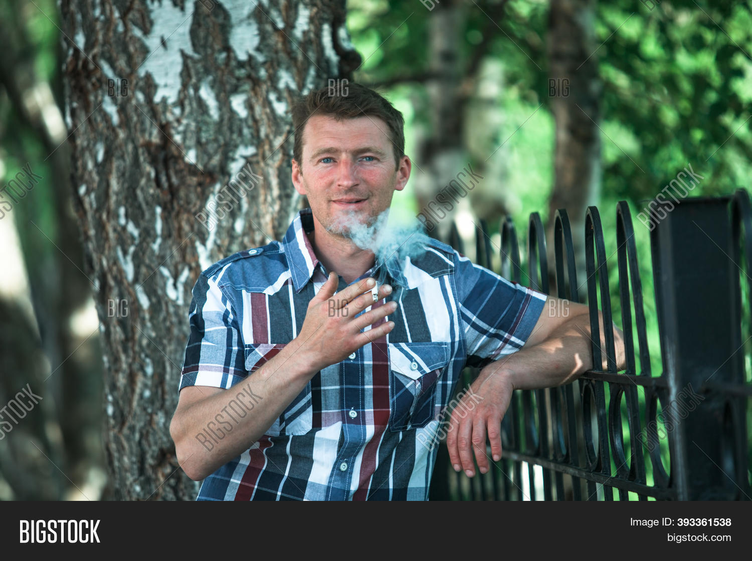 Portrait Man Smoking Image & Photo (Free Trial) | Bigstock