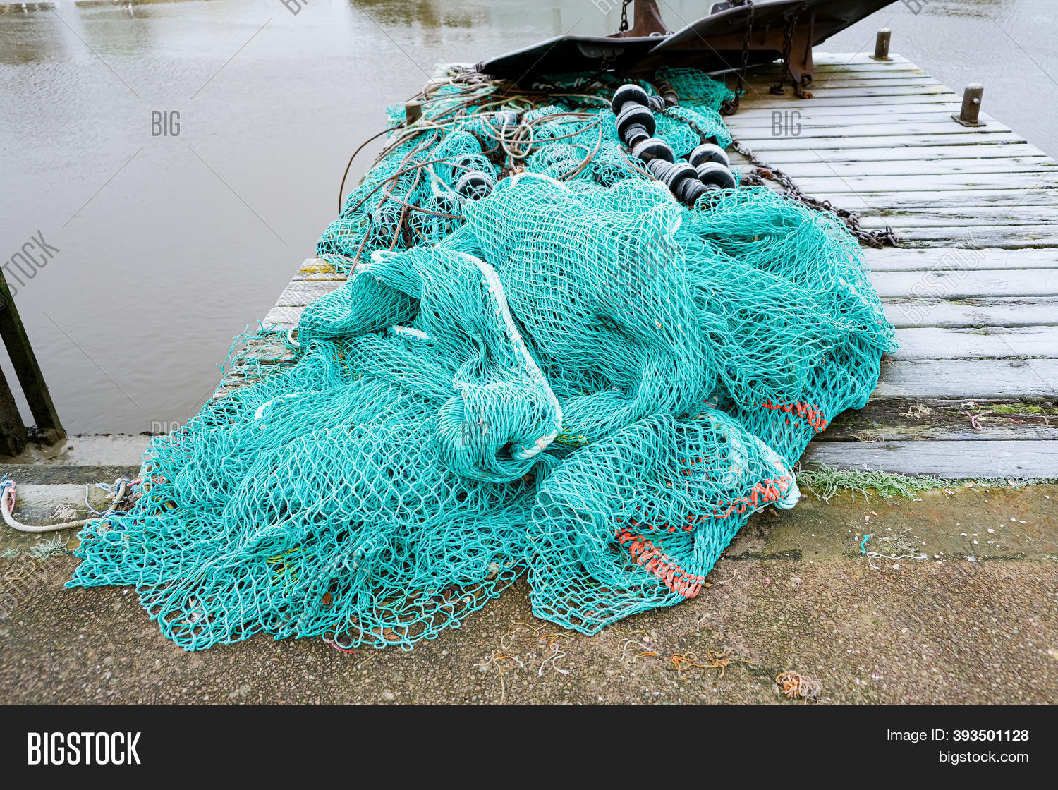 Blue Fishing Net On Image & Photo (Free Trial) | Bigstock