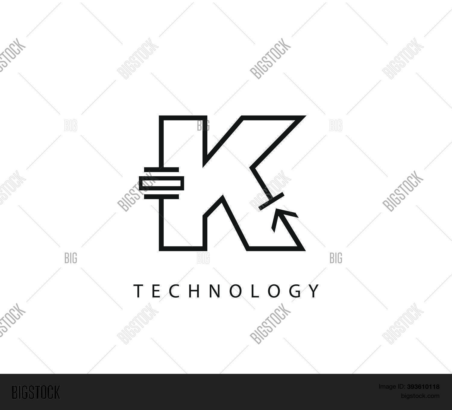 Electrical K Letter Vector & Photo (Free Trial) | Bigstock